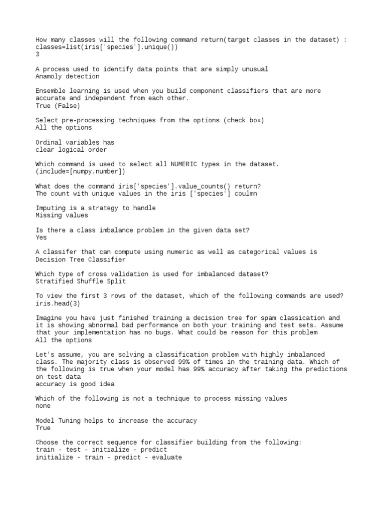 Structured Data Classification | PDF | Statistical Classification | Cross Validation (Statistics)
