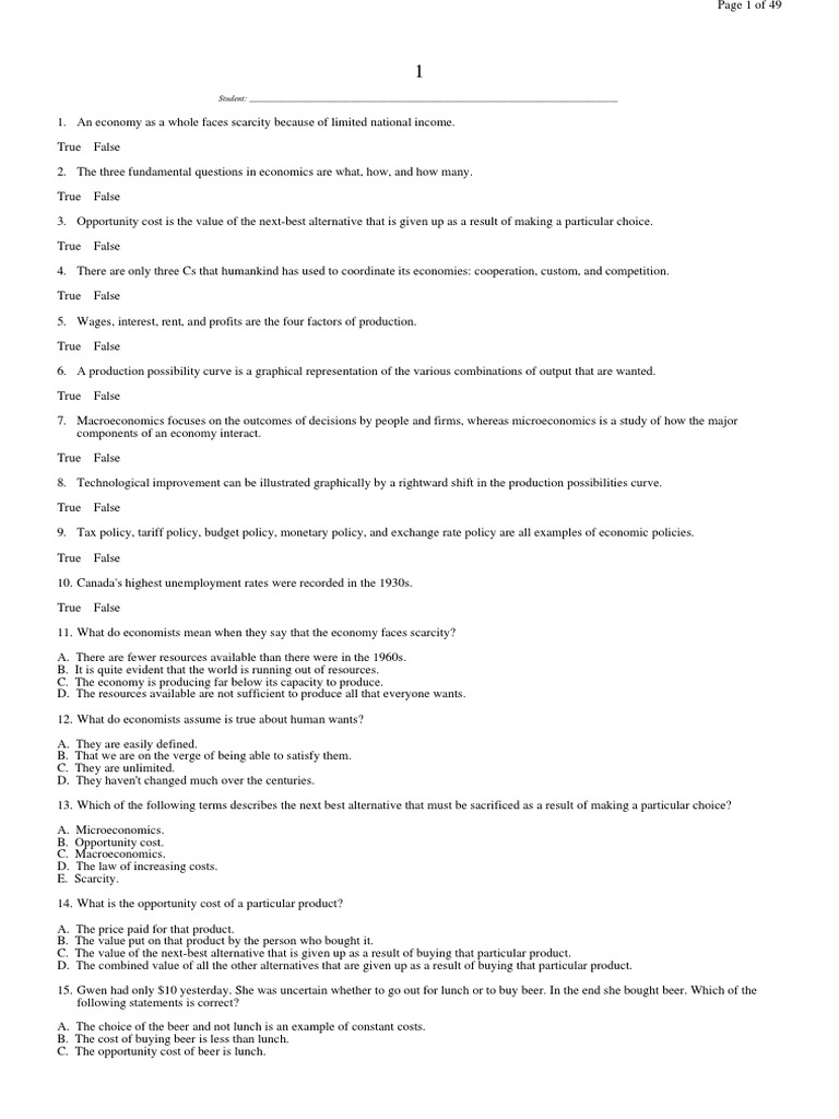 Test Bank For Principles of Macroeconomics 6th Canadian Edition by ... Test Bank For Principles of Macroeconomics 6th Canadian Edition by ...