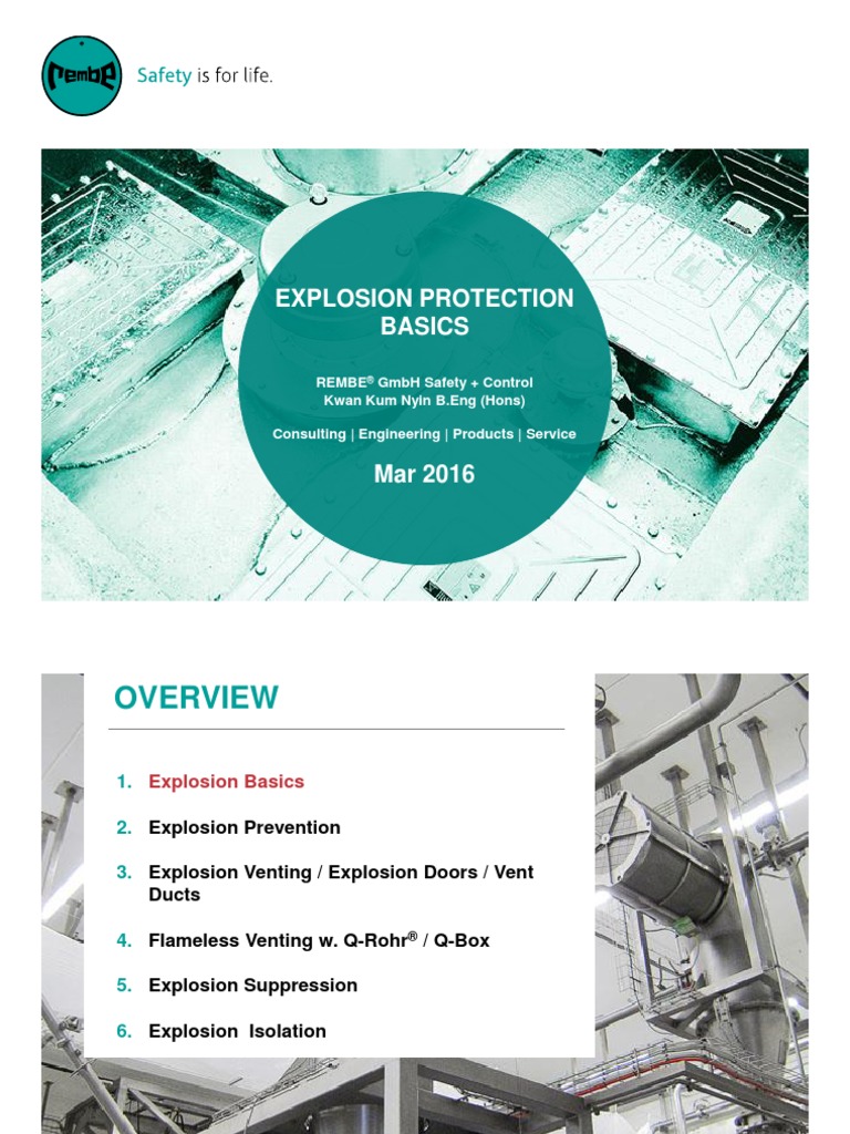 REMBE - Explosion Protection Basics | PDF | Explosion | Combustion