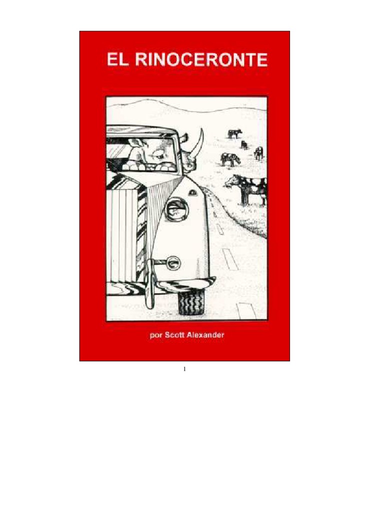 Scott Alexander - El Rinoceronte | PDF | Rinoceronte | Vacas
