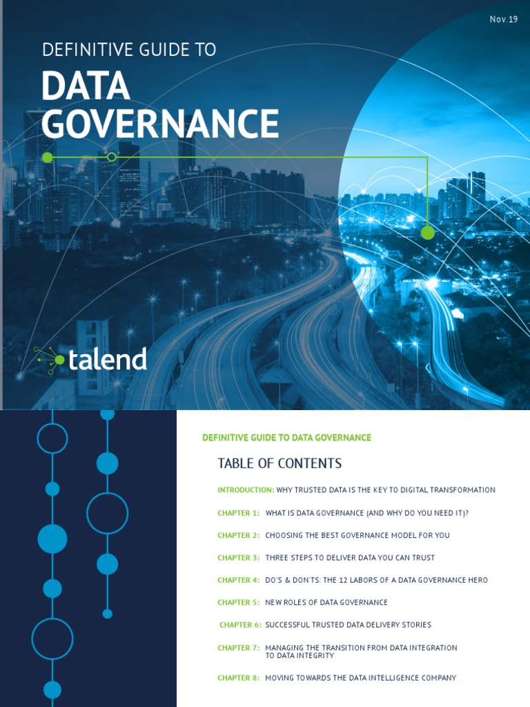 WP EN DG Talend DefinitiveGuide DataGovernance | PDF | Governance ...