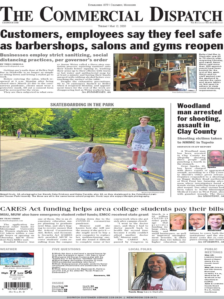 Commercial Dispatch Eedition 5-12-20 PDF | PDF | Prosecutor | Business