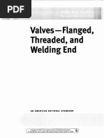 ASME B16.34 Valve Pressure Classes | PDF | Valve | Steel