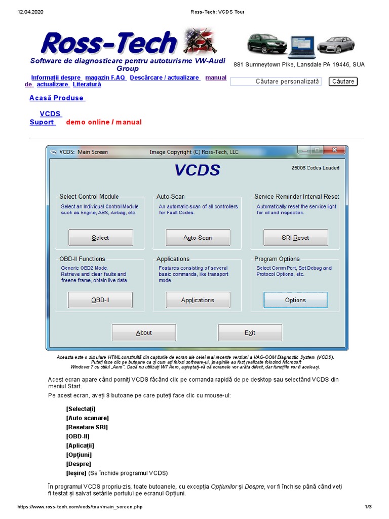 Ross-Tech - VCDS Tour | PDF