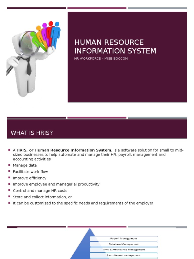 Human Resource Information System | PDF | Human Resources | Human ...