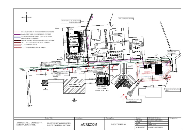 AAU Model | PDF | Storm Drain | Water Supply