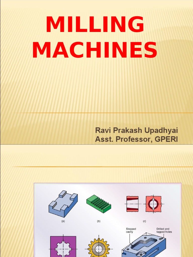 Overview of Milling Machine Operations | PDF | Machining | Gear