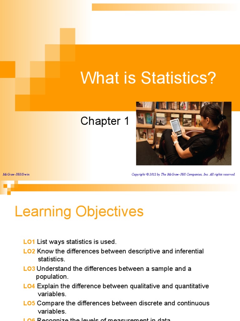 What Is Statistics?: Mcgraw-Hill/Irwin | Download Free PDF | Level Of ...