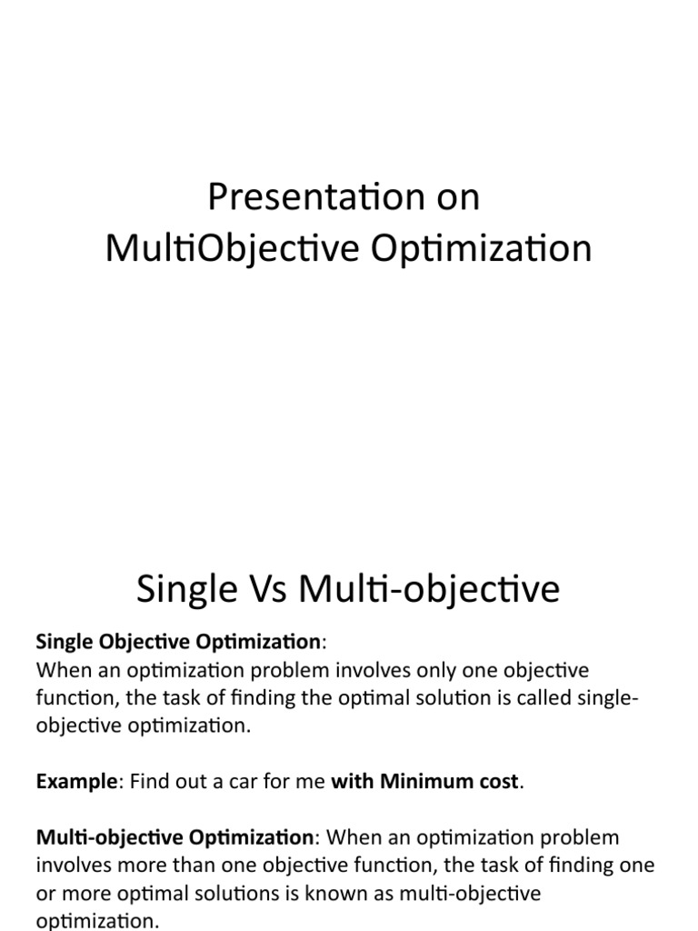 Multi Obj Unit 5 | PDF | Mathematical Optimization | Pareto Efficiency
