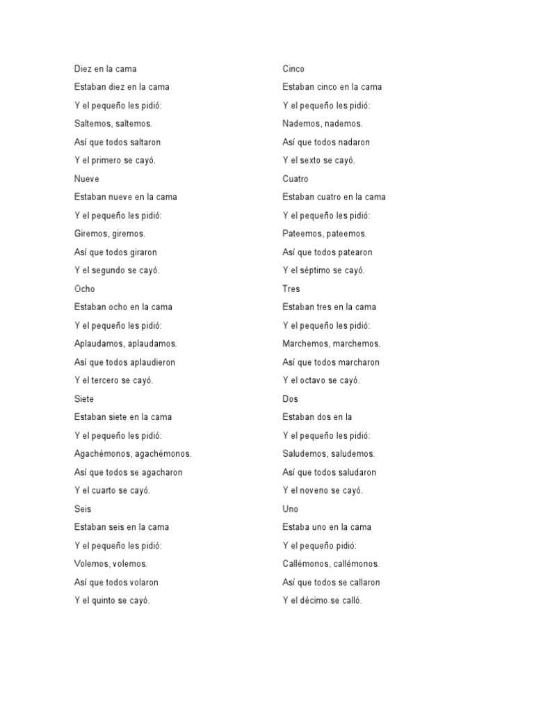 Diez en La Cama | PDF