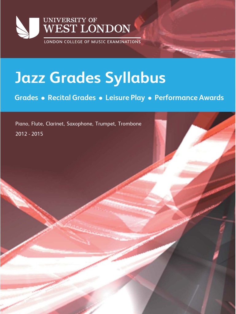 Jazz Grades Syllabus: Grades Recital Grades Leisure Play Performance ...