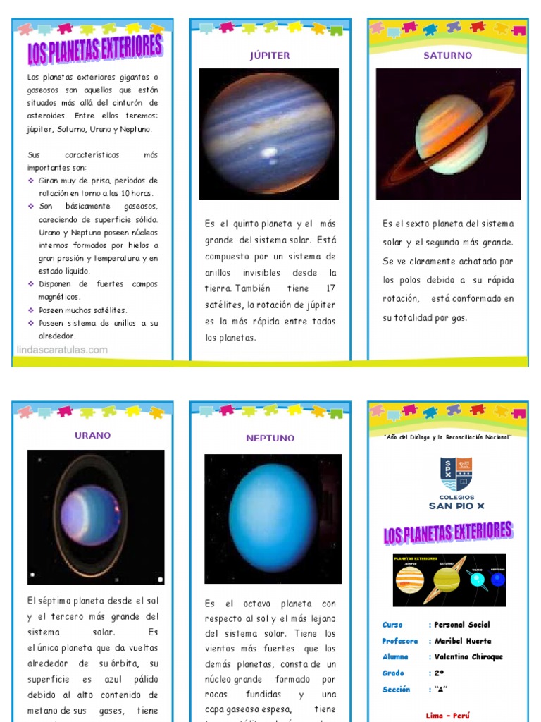 Júpiter Saturno | Neptuno | Urano