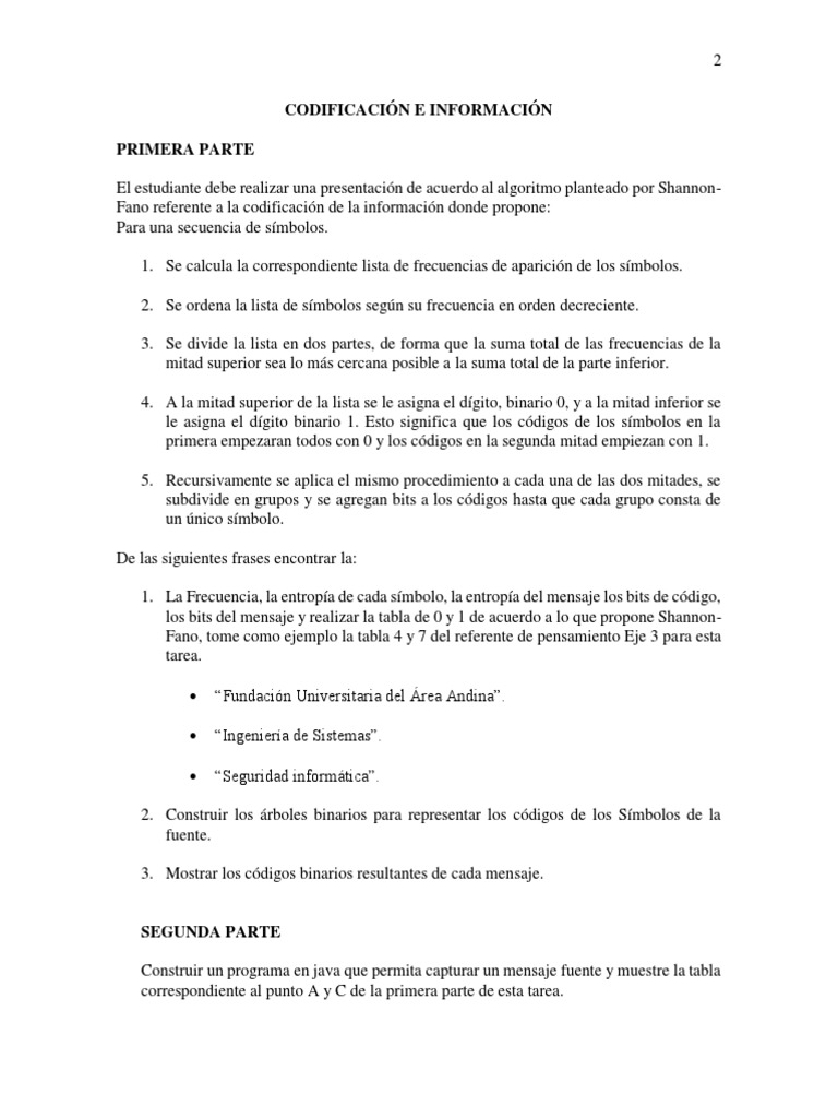 Codificacion e Informacion | PDF | Poco | Matemáticas discretas