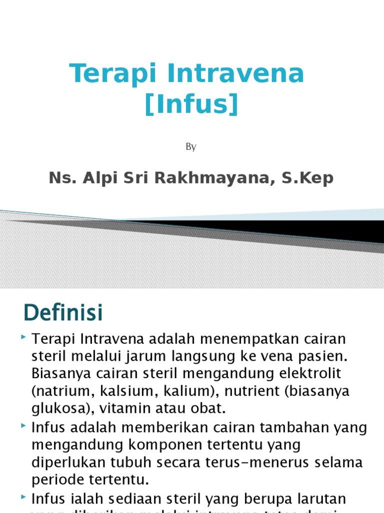 Terapi Intravena | PDF