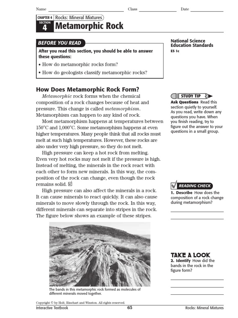 Metamorphic Interactive Textbook | PDF | Rock (Geology) | Magma