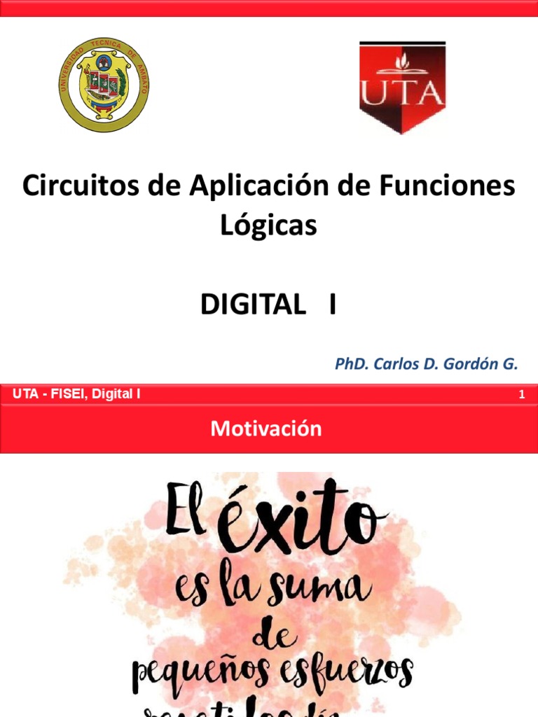11 - Circuitos de Aplicación de Funciones Lógicas PDF | PDF | Placa de ...