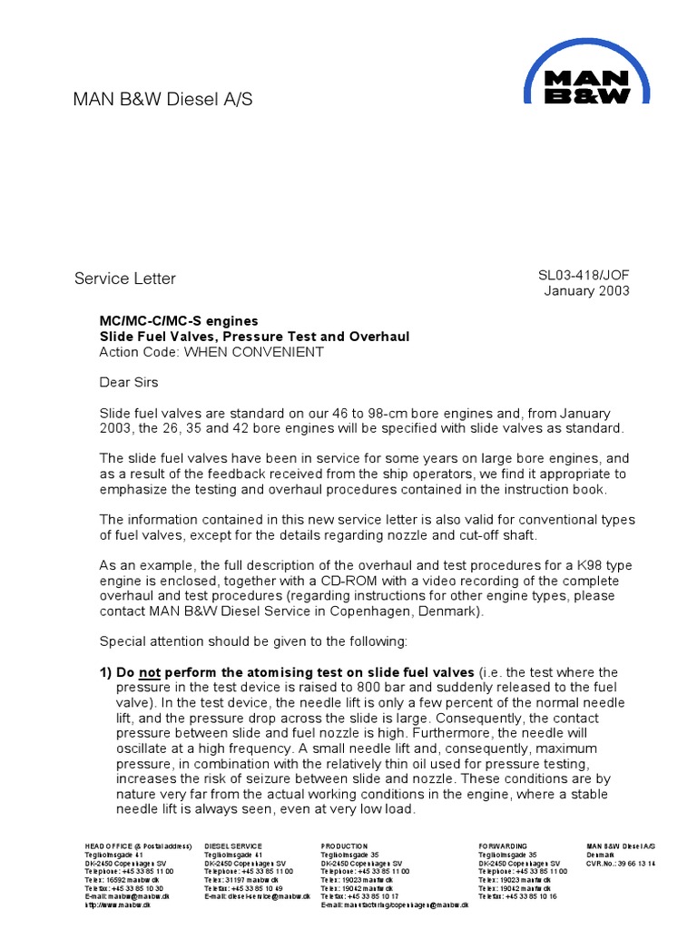 SL03 418 PDF | PDF | Diesel Engine | Valve