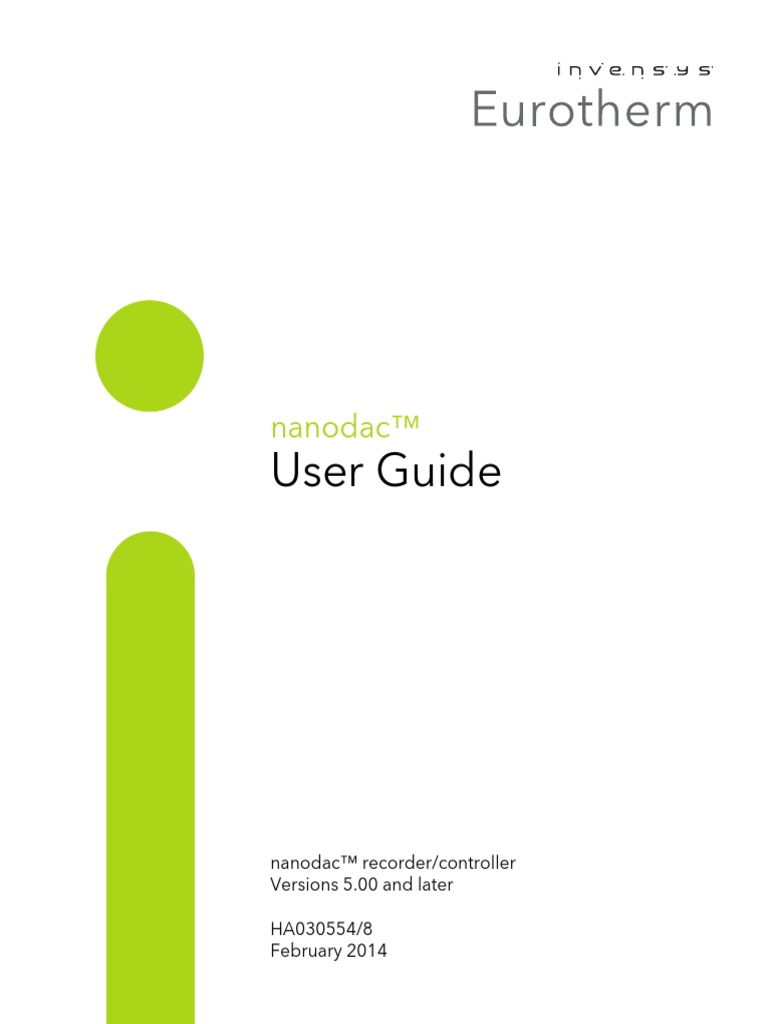 HA030554 - 8 Nanodac User Manual PDF | PDF | Usb Flash Drive | Electronics