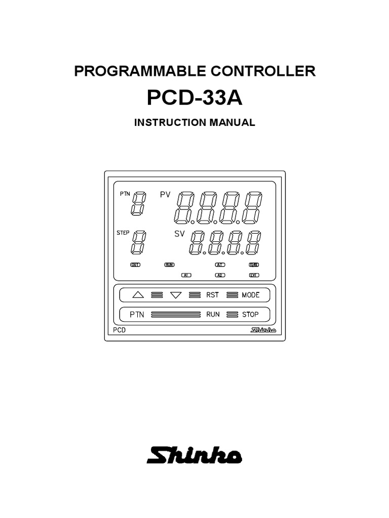 PCD-33A: Programmable Controller | PDF | Switch | Relay