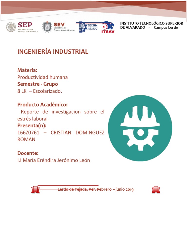 Reporte Inv - Uni 1 Inv1 | PDF | Estrés (biología) | Conceptos psicologicos