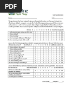 Lower Extremity Functional Scale | PDF