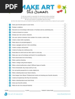 Student Reflection on Artist Habits | PDF | Mind | Thought