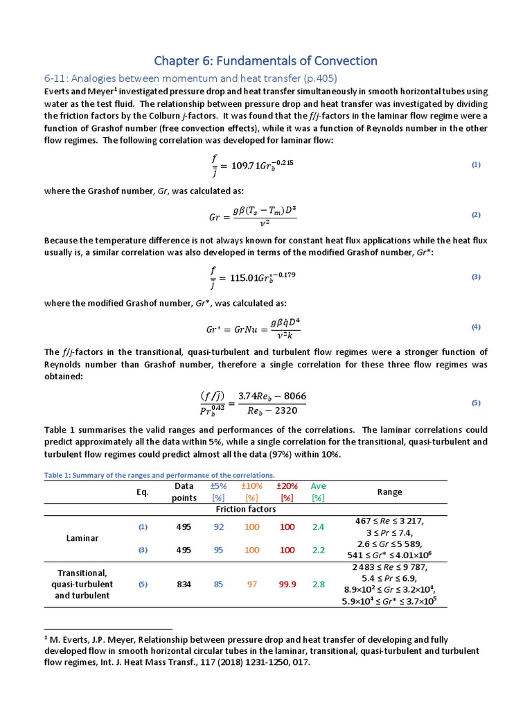Additional Information For Cengel and Ghajar - Chapter 6 | PDF | Fluid ... Additional Information For Cengel and Ghajar - Chapter 6 | PDF | Fluid ...