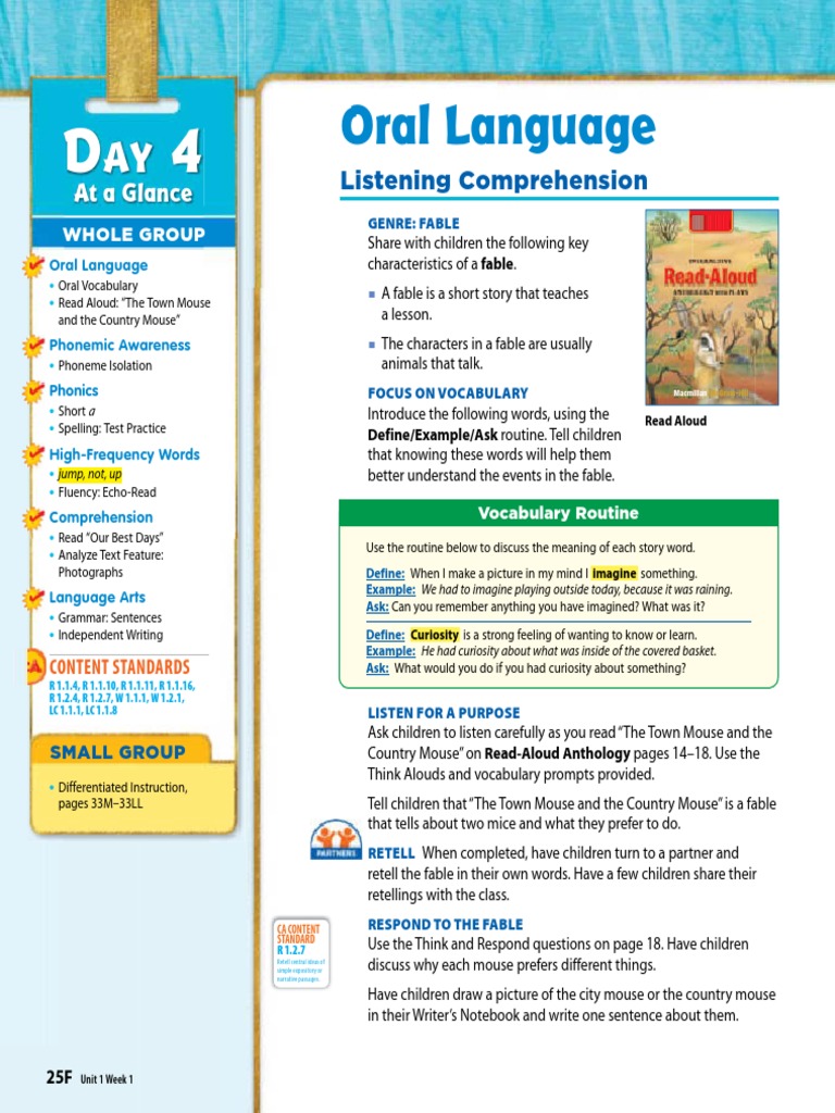 Unit1 Week1 3 PDF | PDF | Phonics | Reading Comprehension