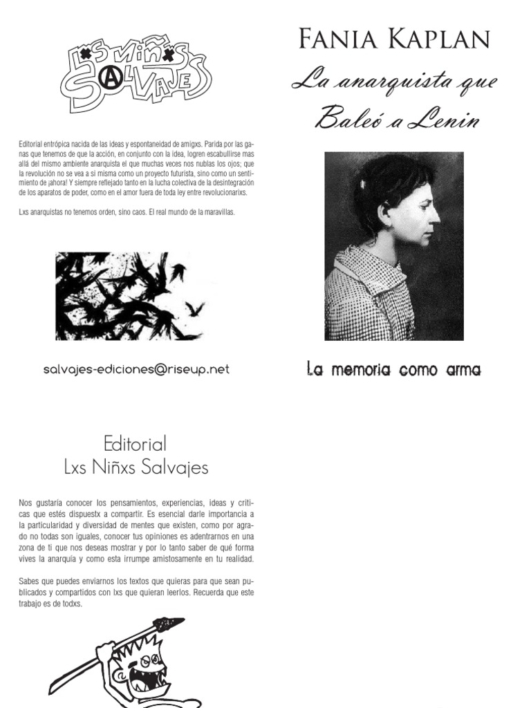Fania Kaplan | PDF | Política (general) | Revoluciones