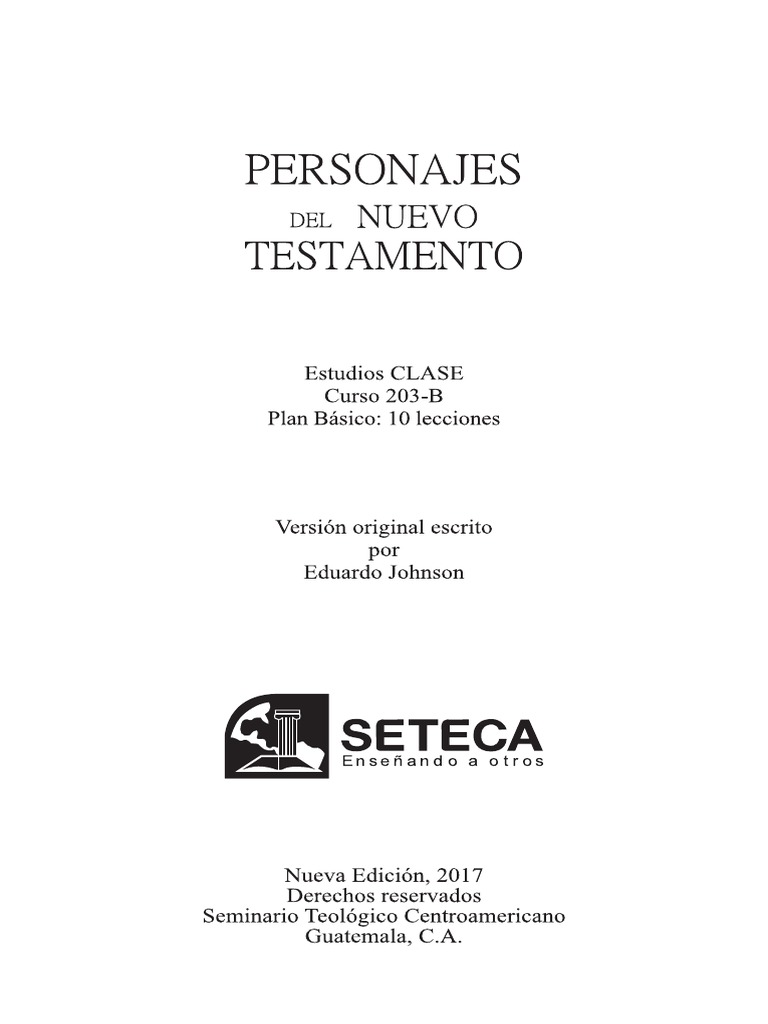 Diagramaicon Personajes Del Nuevo Testamento 2020 Ok PDF | PDF