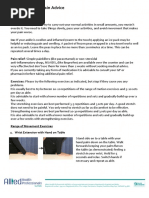 ROM Exercises For Hand and Wrist Patient Handout | PDF | Hand | Thumb