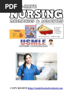 Nursing Mnemonics | PDF | Nursing | Health Sciences