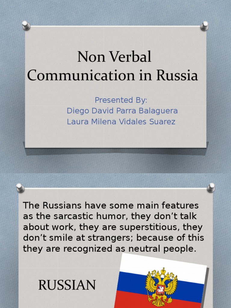 Non Verbal Communication in Russia | PDF
