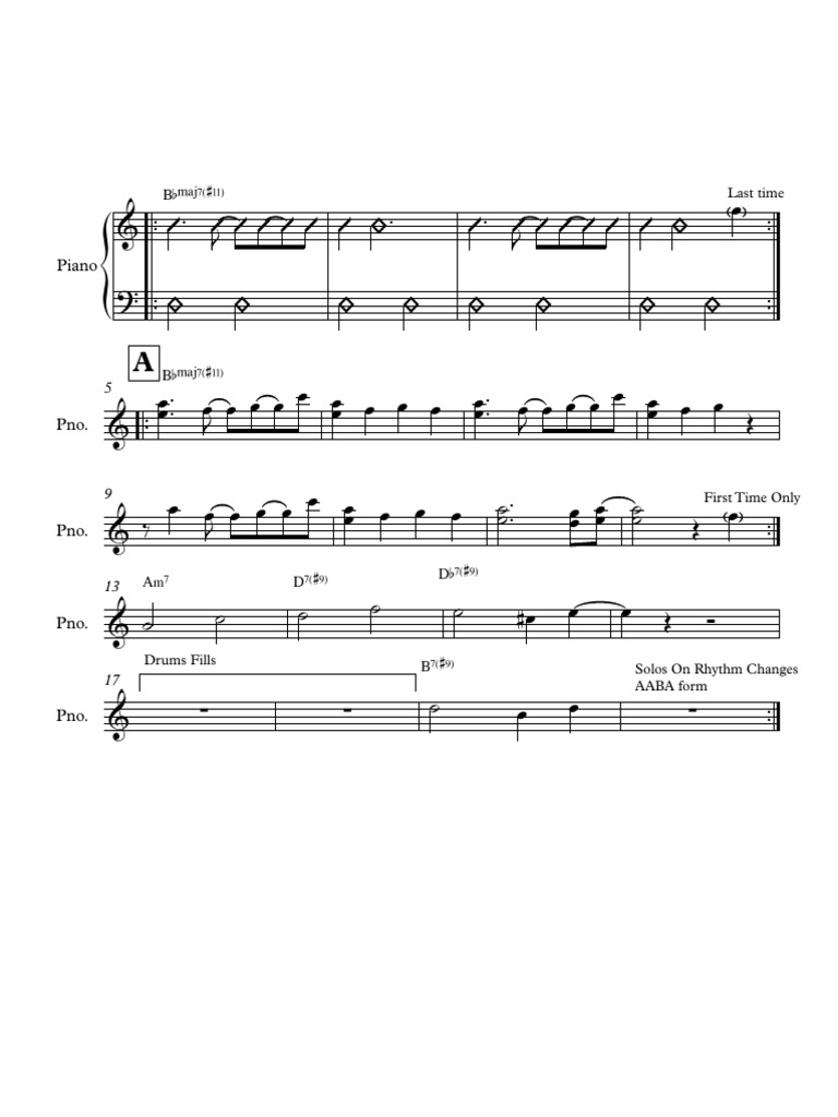 Three Way Split - Hank Mobley - Full Score | PDF