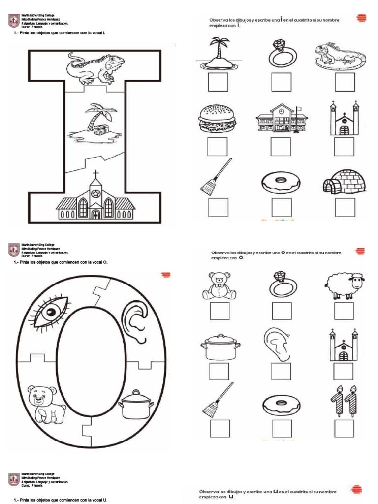 Vocales Semana | PDF