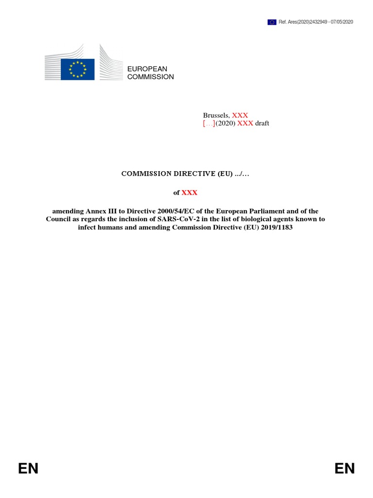 EN EN: European Commission | PDF | Directive (European Union ...