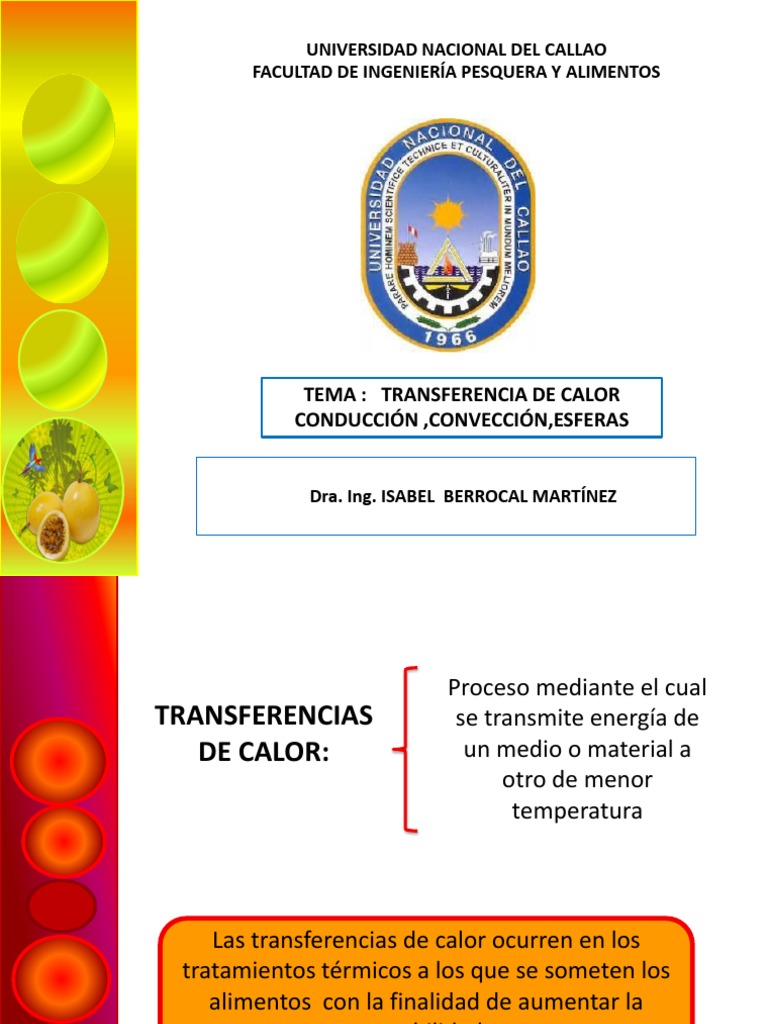Clase N°3 Transferencia de Calor PDF | PDF | Conduccion termica ...