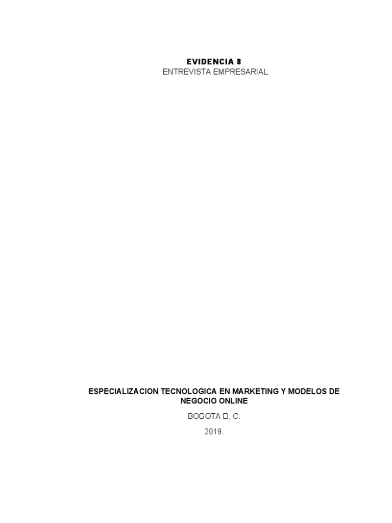 Entrevista A Dueño de Tienda Online | PDF | Marca | Marketing