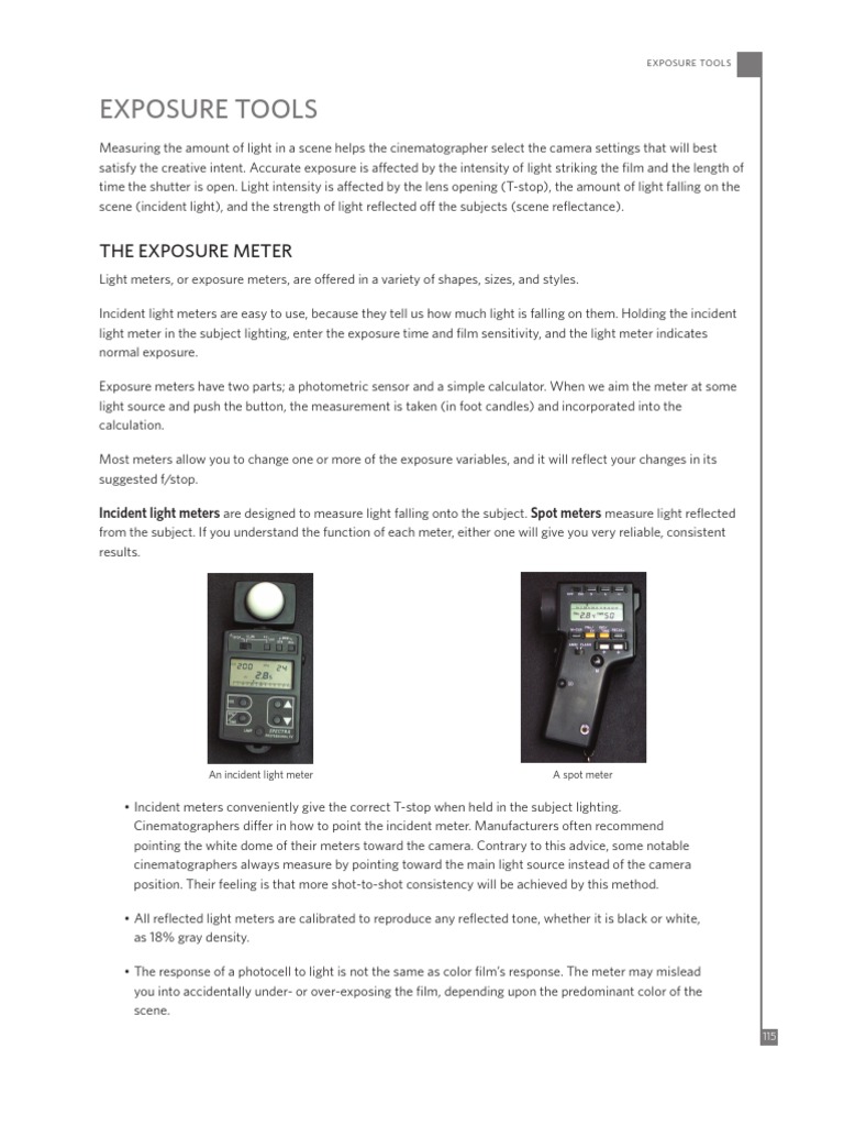 13.exposure Tools | PDF | Exposure (Photography) | Shutter Speed