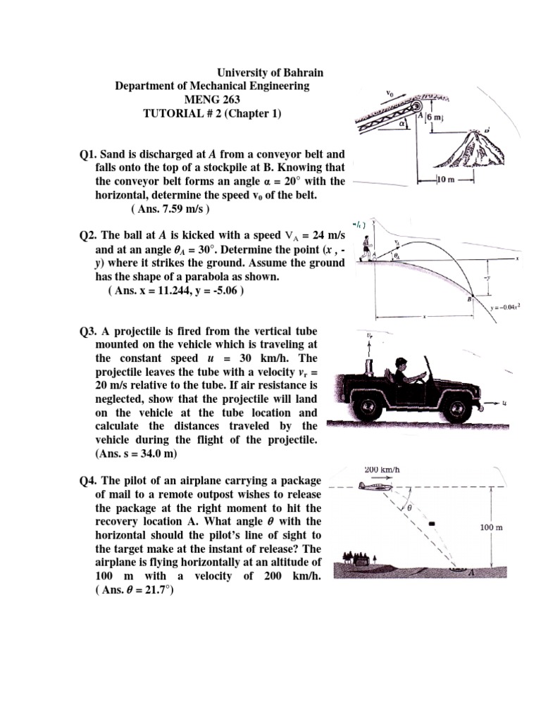 Tutorial 2 | PDF | Acceleration | Speed