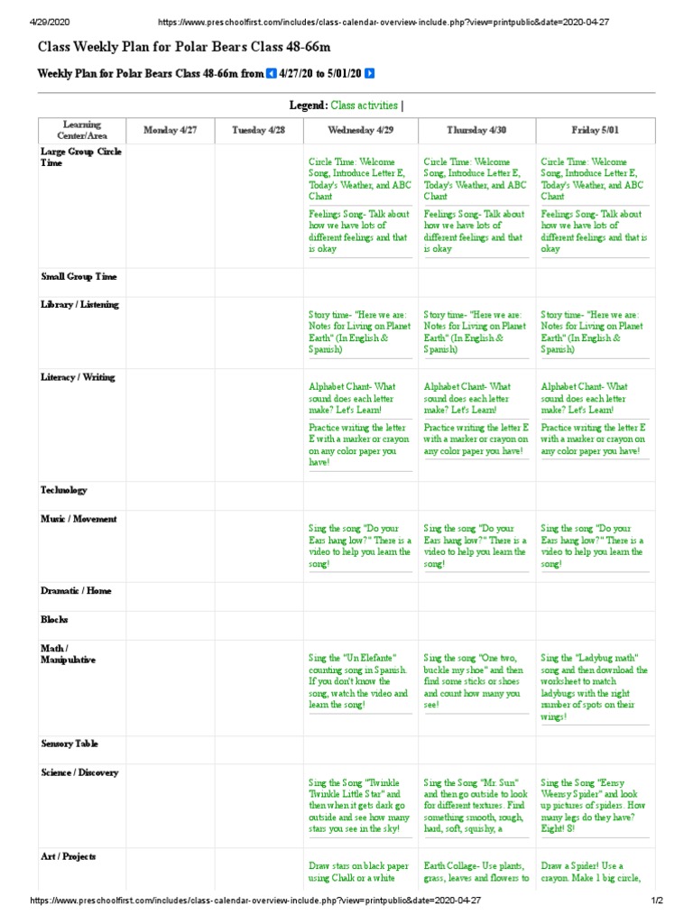 2020-04-20 Class-Calendar-Overview-Include | PDF