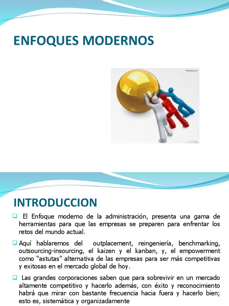 A Enfoques Modernos | PDF | Outsourcing | Business