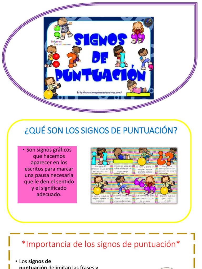 Signos de Puntuación y Uso de La Mayuscula | PDF | Puntuación | Coma