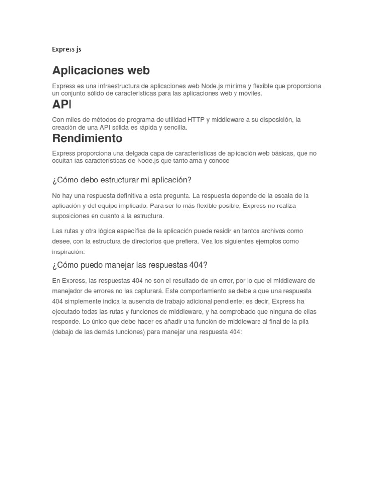 Express Que Es | PDF