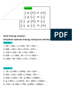 Soal Kumon Versi Rumah | PDF