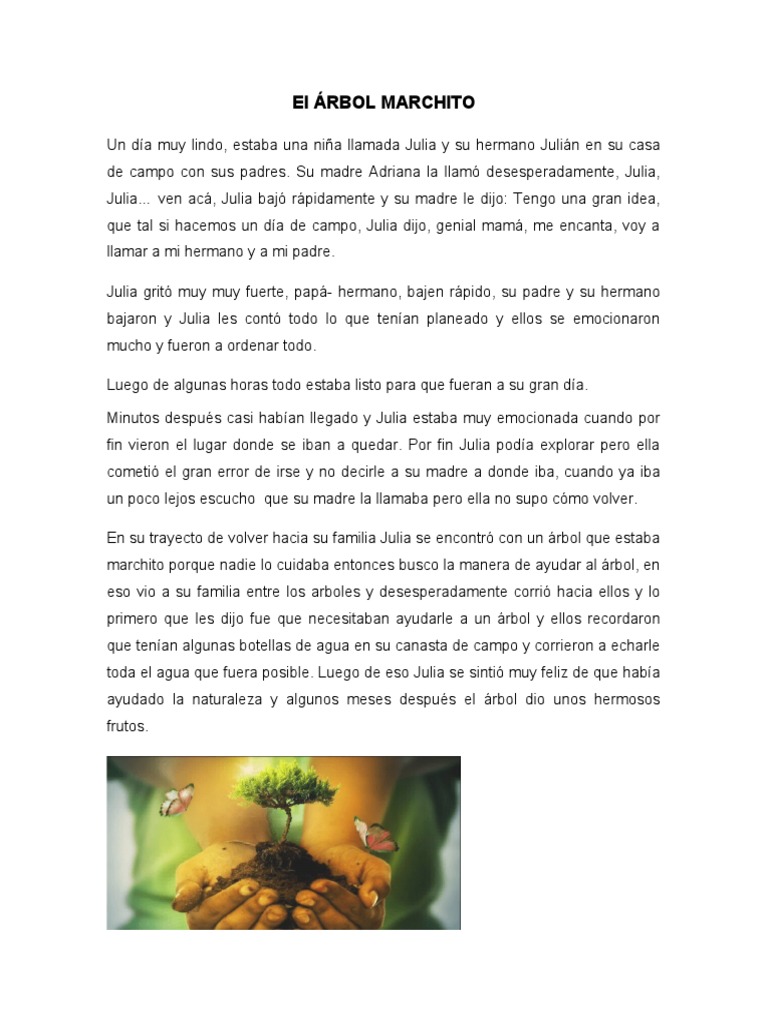 El árbol marchito y su rescate | PDF
