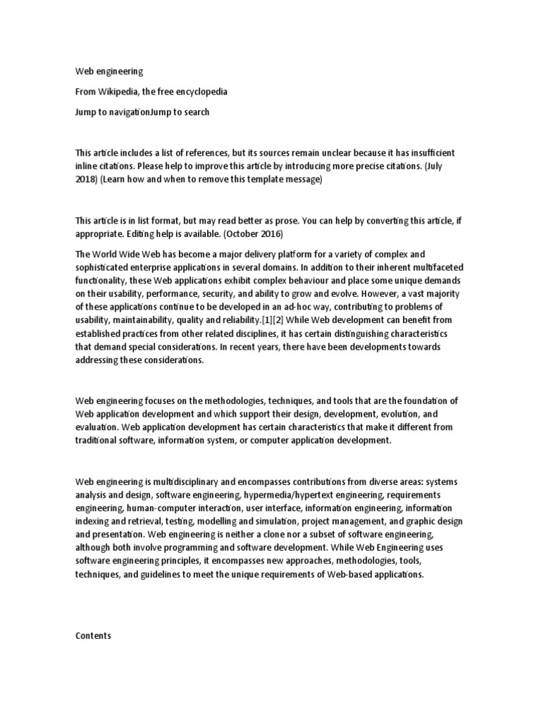 Web Engineering Pdf World Wide Web Internet Web