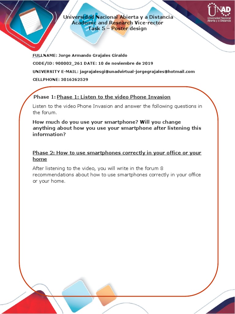 Listen To The Video Phone Invasion and Answer The Following Questions ...