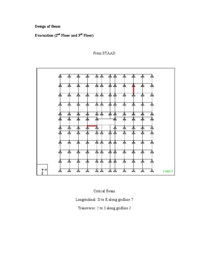 Evacuation Center (Design of Beam2) | PDF | Architectural Elements ...