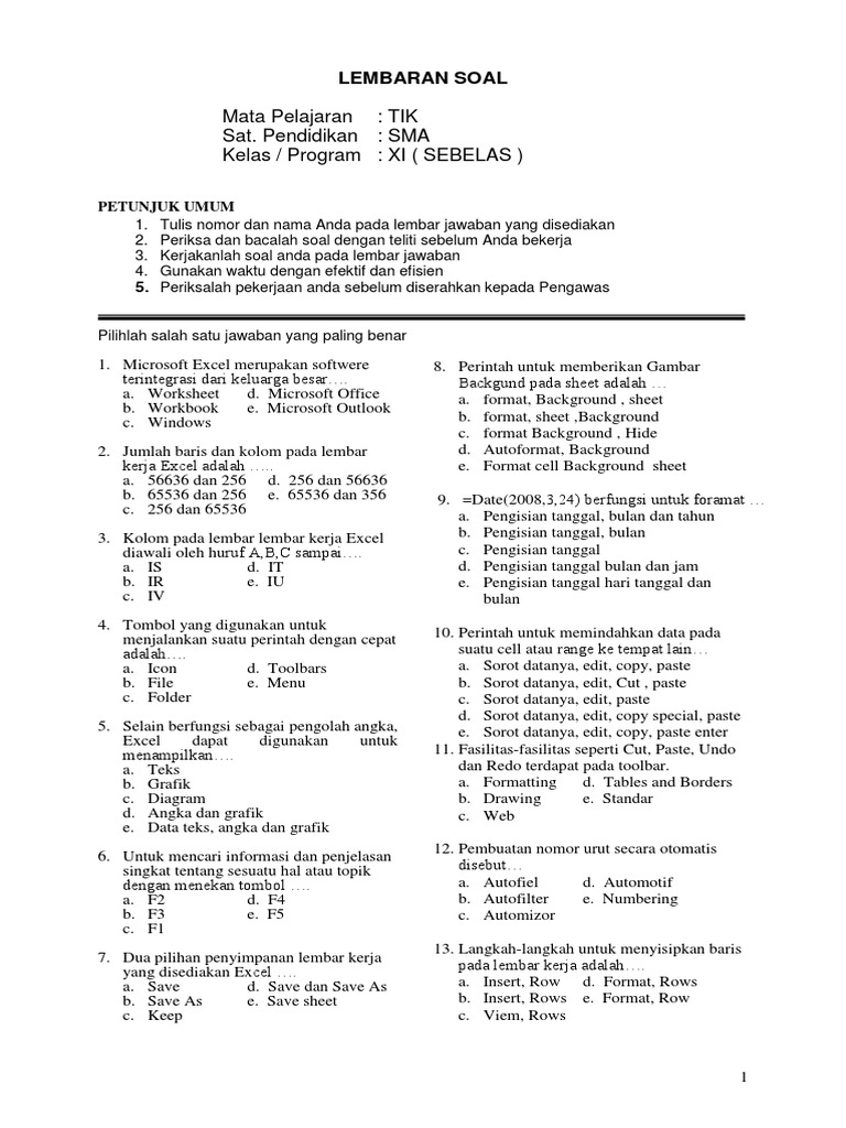 Tik Xi 3 PDF | PDF | Komputer